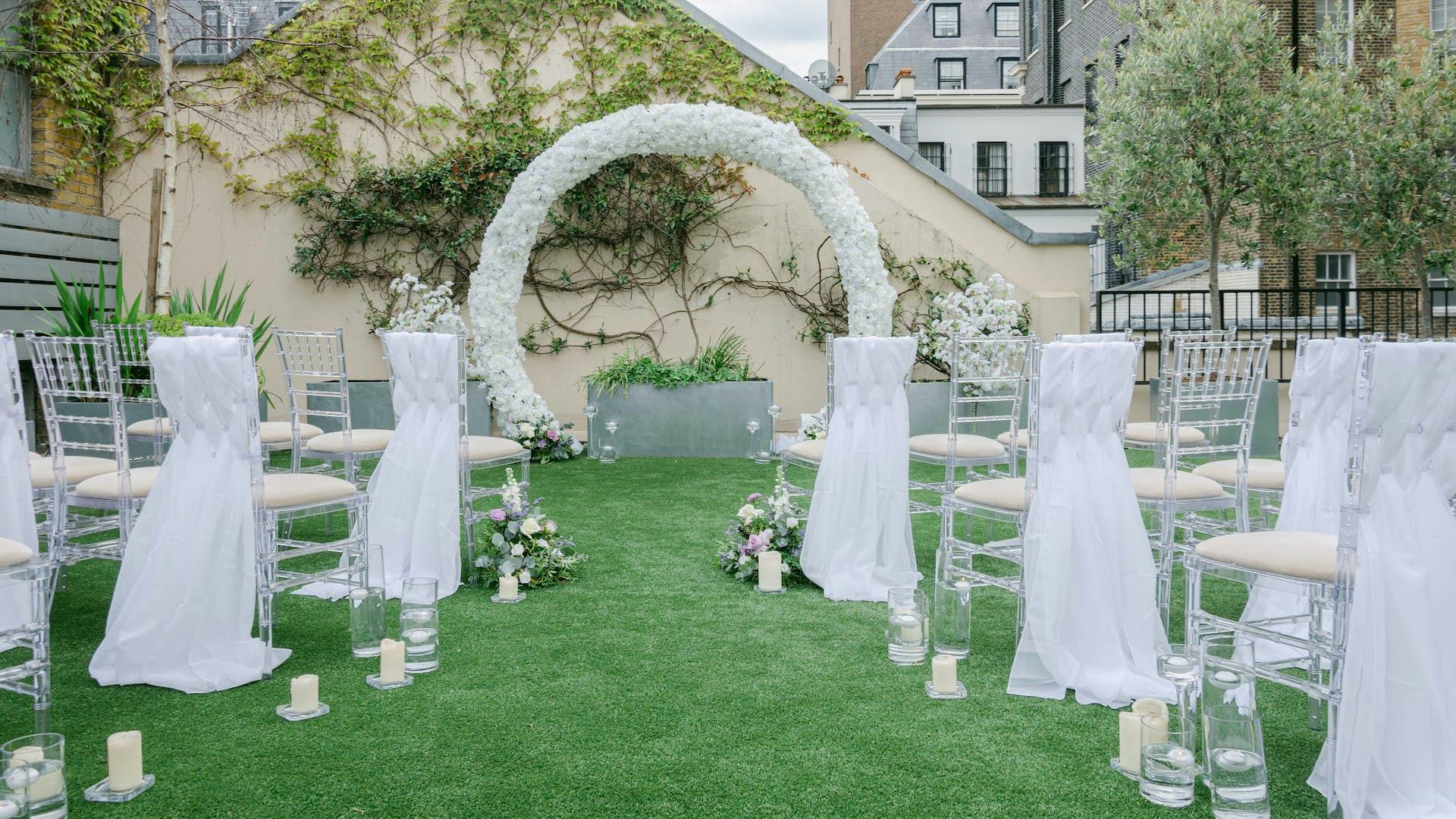 6 Wedding Venues with Summery Outdoor Spaces | Hire Space